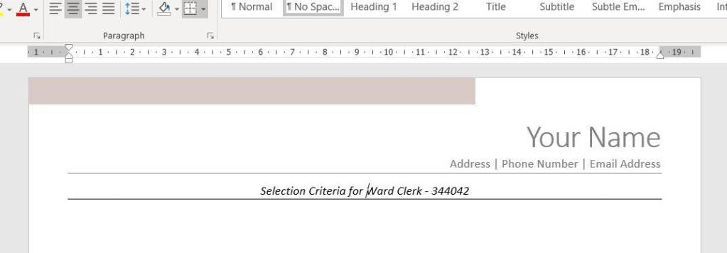 How to Write Selection Criteria - Everything you need to know - The ...