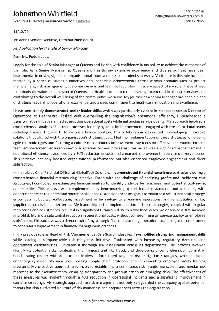 Professional Selection Criteria Writing Service - The Resume Writers